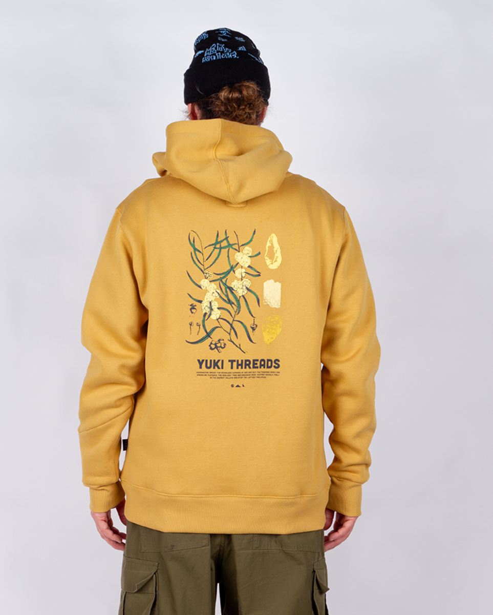WATTLE HOODIE TAN Sample Sale – Yuki Threads